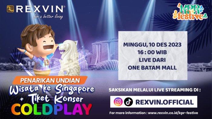 KPR Festive Rexvin Group, Penarikan Undian Gratis Liburan ke Singapura ...