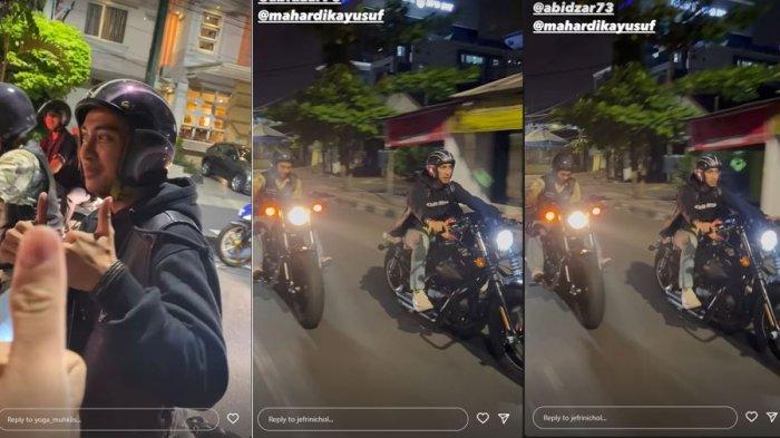 Abidzar Hingga Yusuf Mahardika Jelajahi Jalanan Naik Moge Di Malam Hari ...