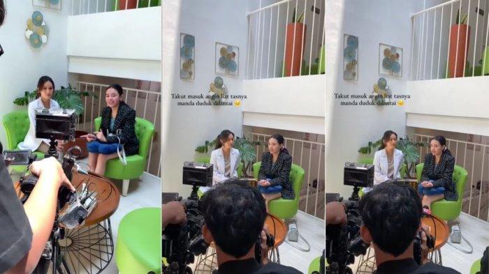 Amanda Manopo Bikin Salfok Meletakkan Tas Mahal di Lantai saat Wawancara - Tribunbatam.id