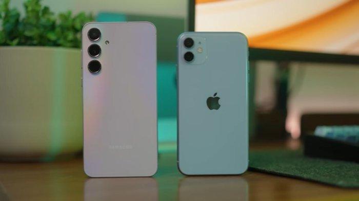 Segini Harga HP Samsung Galaxy A55 Jika Dibandingkan dengan iPhone 11 ...