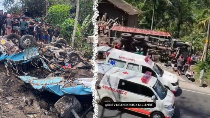 Sopir Truk Meninggal Dunia, Korban Kecelakaan Maut Truk Tabrak Angkot di Purworejo Jadi 12 Orang ...