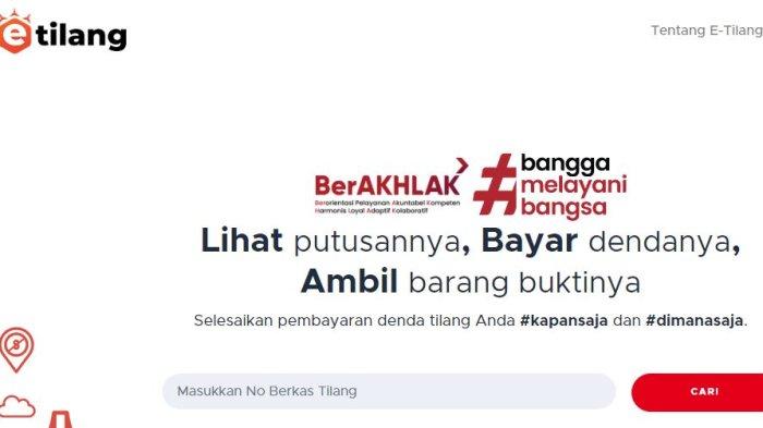 Cara Bayar Denda Tilang Elektronik Kendaraan Secara Online Lewat Website E-Tilang - Tribunbatam.id