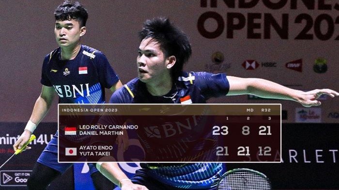 Hasil Indonesia Open 2023 Hari Selasa, Gregoria Kalah, Putri KW, Fajar/Rian, Leo/Daniel Menang ...
