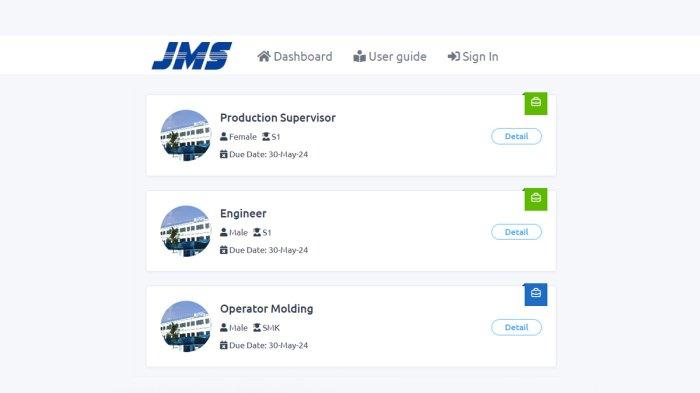 Lowongan Kerja Batam - PT JMS Batam Buka Loker Production Supervisor, Engineer, Operator Molding ...