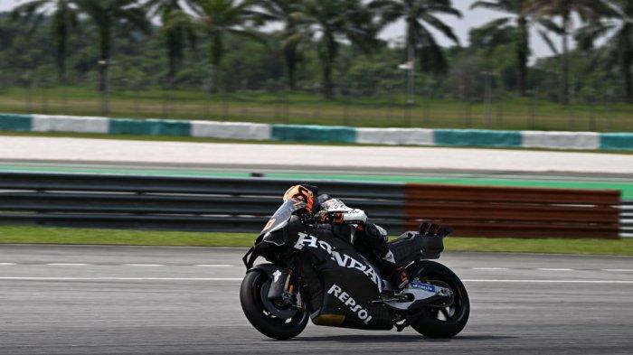 Tes Pramusim MotoGP 2024 Sepang Malaysia, Pebalap Honda Luca Marini ...