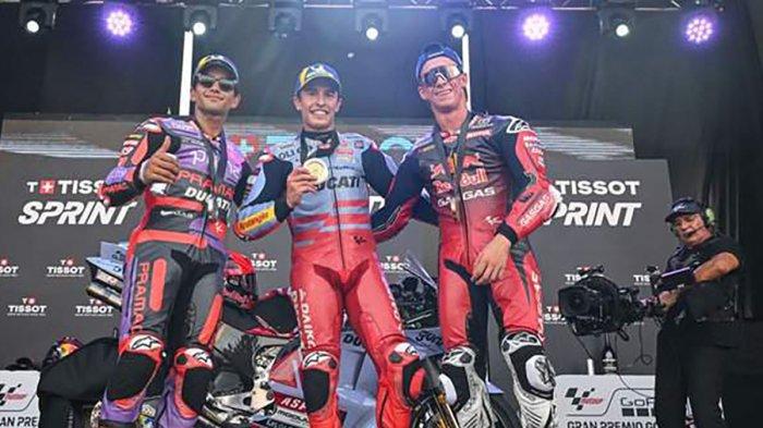 Hasil Sprint Race MotoGP Aragon 2024, Akhirnya Marc Marquez Juara, Jorge Martin No 2, Bagnaia ke ...