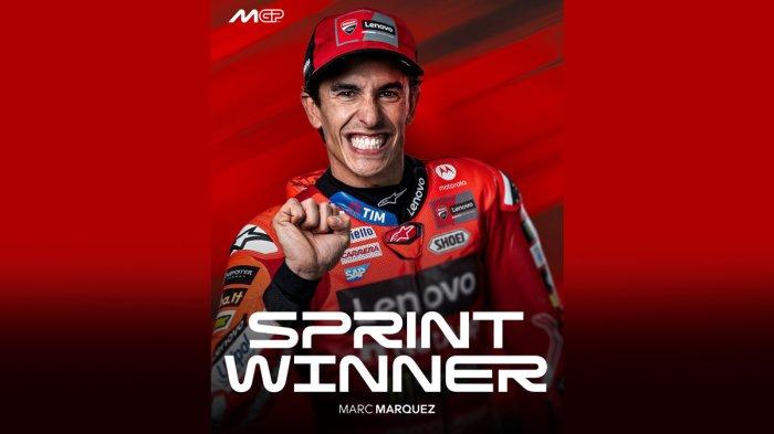 Hasil Sprint Race MotoGP Belanda 2025, Marc Marquez Juara, Pecco Bagnaian No 5, Quartararo Crash ...