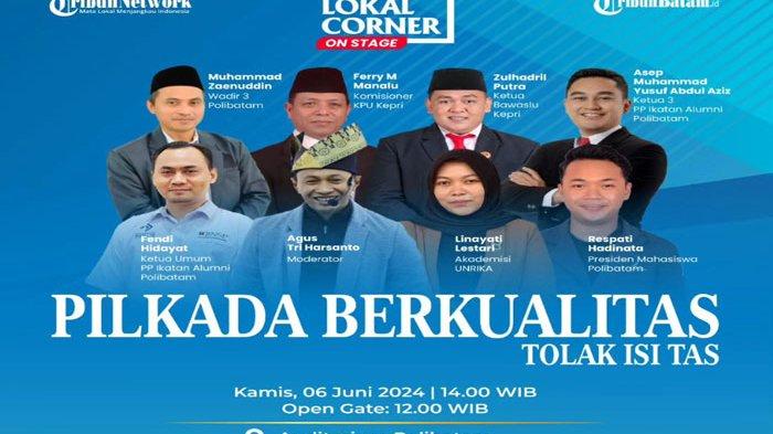 Mata Lokal Corner di Poli Batam Hari Ini Tema Pilkada Berkualitas ...