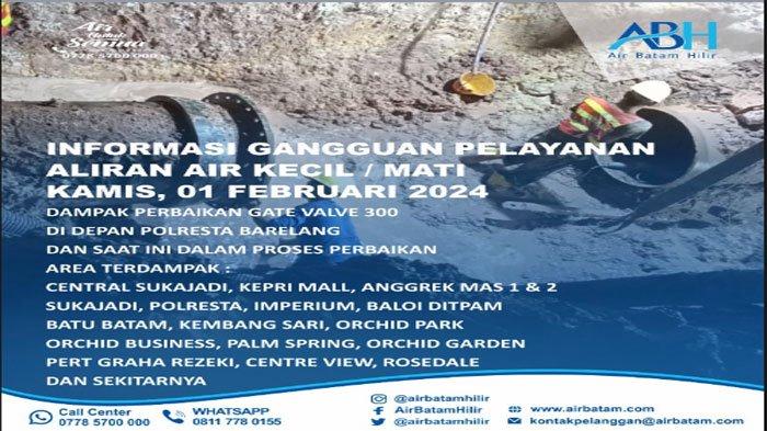 Air Batam Hilir Infokan Polresta Barelang dan Perumahan di Batam Center ...