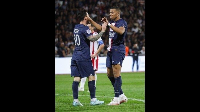 Hasil Ajaccio vs PSG, Duet Kylian Mbappe dan Lionel Messi Cetak 3 Gol Tanpa Balas - Tribunbatam.id