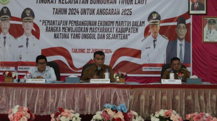 Bupati Natuna Wan Siswandi Buka Musrenbang Bunguran Timur Laut, Fokus ...