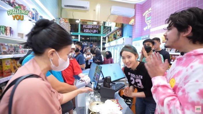 Natasha Wilona Takut saat Coba jadi Kasir K3 Mart bareng Aliando Syarief - Tribunbatam.id