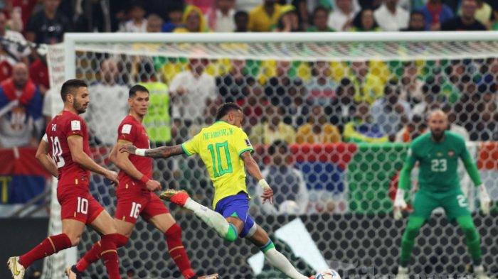 Brasil vs Korea Selatan, Neymar Siap Main di Babak 16 Besar Piala Dunia 2022 - Tribunbatam.id