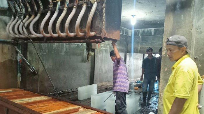 Melihat Pabrik Pembuatan Es Balok di Karimun, Barang Wajib Buat Nelayan ...