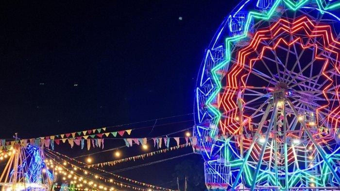 Pasar Malam di Batam Ramai Pengunjung, Wahana Lengkap dari Anak-anak ...