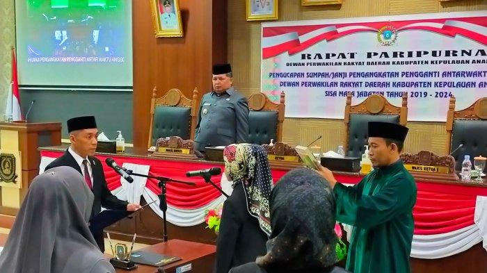 PAW DPRD Anambas Fraksi Demokrat, Aniza Gantikan Syafrilis - Tribunbatam.id
