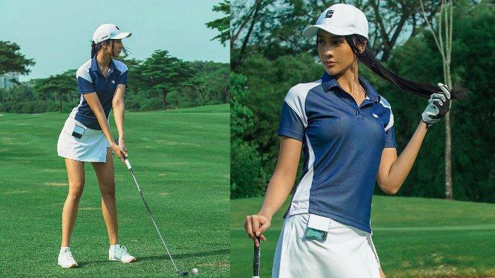Anya Geraldine Sporty Pakai Rok Mini saat Main Golf, Dipuji Mirip Barbie - Tribunbatam.id