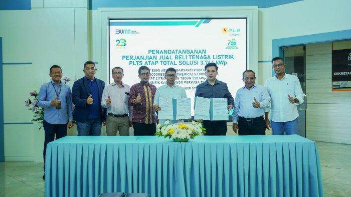 PT PLN Batam Suplai Listrik Hijau 3.764 KWp ke Industri di Batam ...