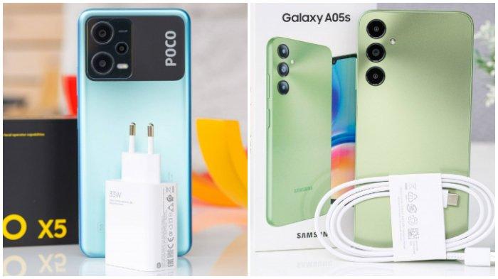 Perbandingan Harga HP Poco X5 5G Vs Samsung Galaxy A05s: Cuma Selisih Rp 200 Ribu, Ini Beda ...
