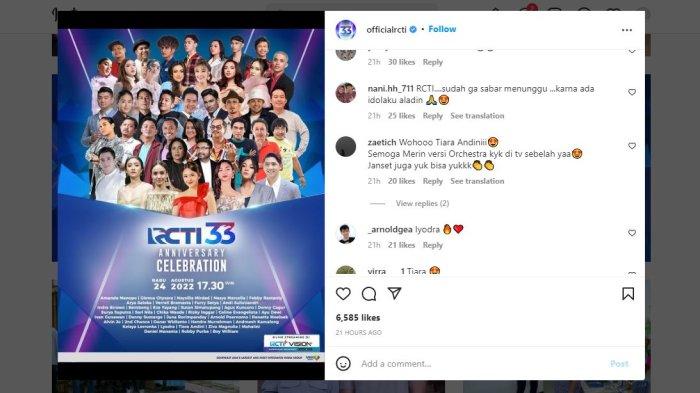 Arya Saloka dan Amanda Manopo Akan Hadiri Perayaan Ulang Tahun RCTI Ke ...