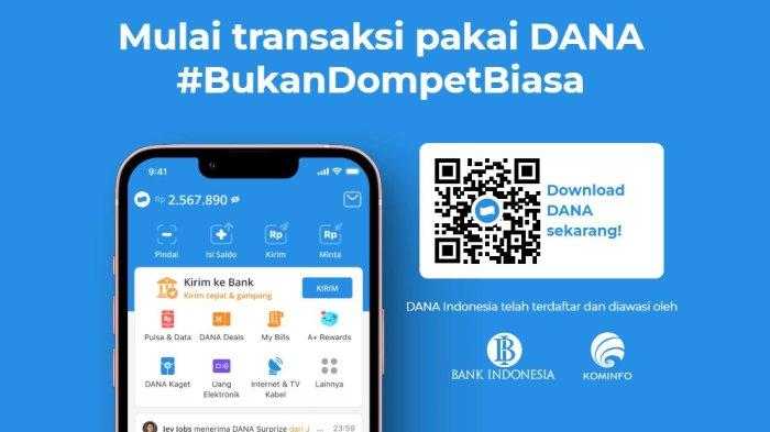 Cara Tarik Tunai Saldo DANA di ATM BCA dan Rekening Bank Lainnya - Tribunbatam.id