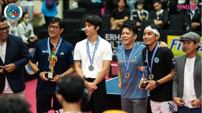 Desta Kalahkan Andre Taulany dan Ariel Noah Dipertandingan Ping Pong - Tribunbatam.id