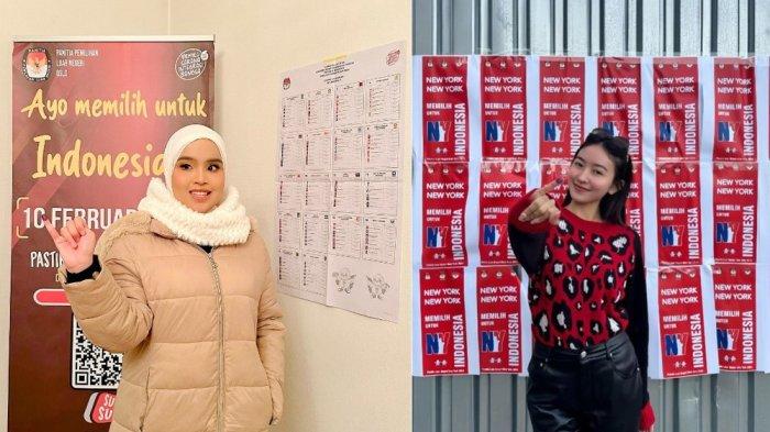 Deretan Artis Nyoblos di Luar Negeri saat Pemilu 2024 - Tribunbatam.id