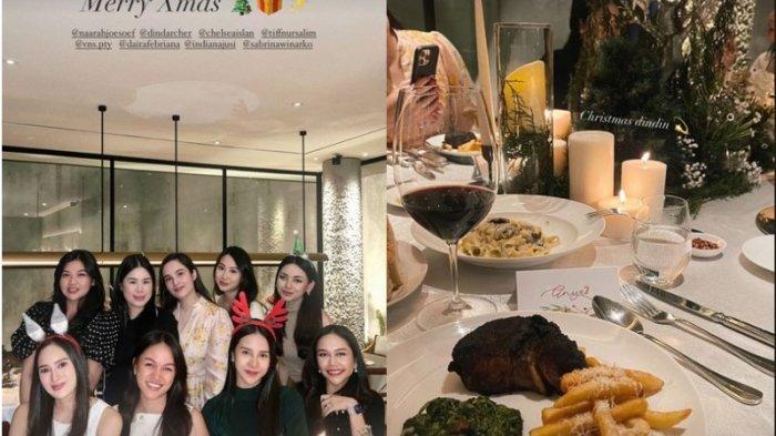 Anya Geraldine hingga Chelsea Islan Sambut Natal dengan Dinner Bersama ...