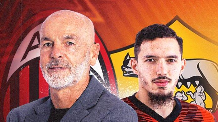 Prediksi Skor AC Milan vs AS Roma, Susunan Pemain, Head To Head, Link Streaming - Tribunbatam.id