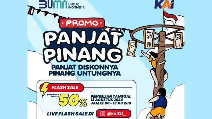 Cara Beli Tiket Kereta Api Promo Flash Sale Hari Ini, Selasa 13 Agustus ...