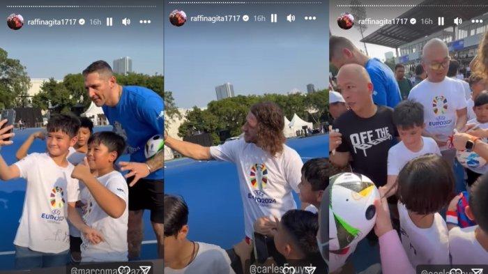 Putra Raffi Ahmad, Rafathar Ikut Antre Minta Tanda Tangan Carles Puyol ...