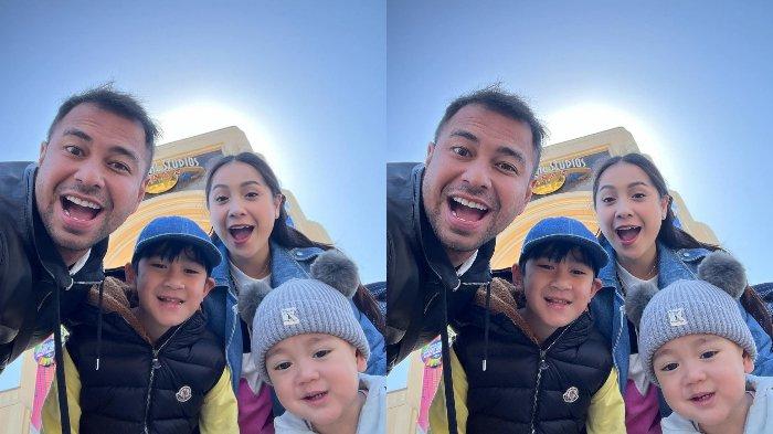Raffi Ahmad dan Nagita Slavina Ajak Kedua Anaknya ke Universal Studios Jepang - Tribunbatam.id