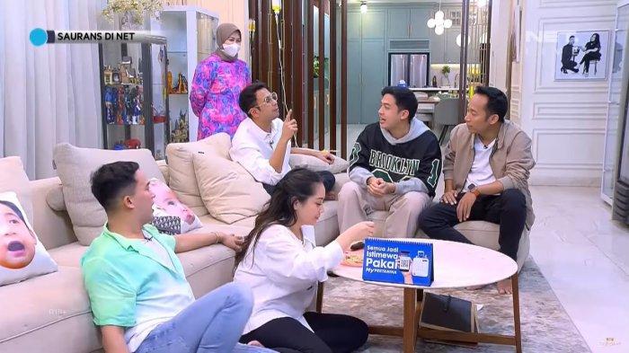 Raffi Ahmad dan Nagita Slavina Diinfus saat jadi Host Saurans - Tribunbatam.id
