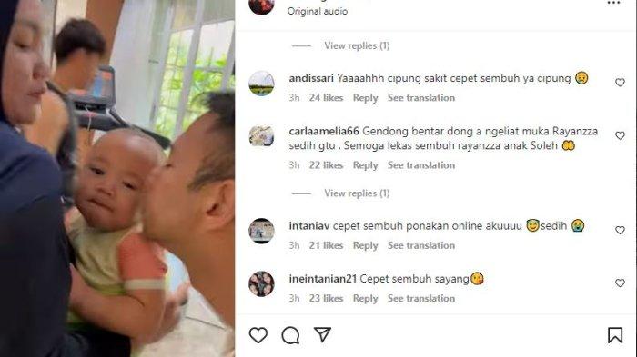 Rayyanza Malik Ahmad Sakit Demam, Raffi Ahmad Cium Putra Keduanya Saat Akan Berangkat Kerja ...