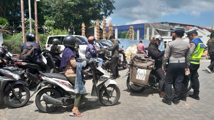 Razia di Tanjungpinang Hari Ini Temukan Puluhan Kendaraan Menunggak Pajak - Tribunbatam.id