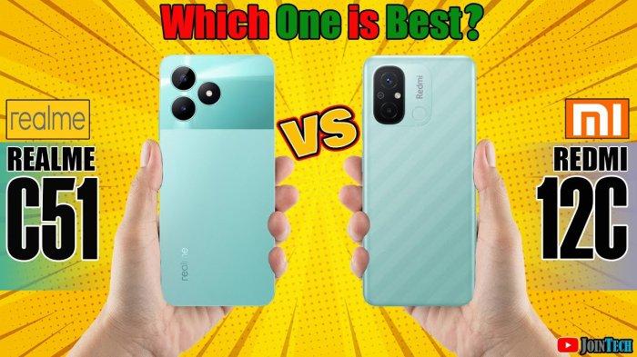 Harga Hp Realme C51 vs Redmi 12C: Duel Smartphone Terjangkau dengan ...