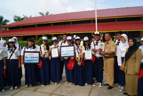SMPN 6 Batam Tiap Semester Gelar Ujian Nasional - Tribunbatam.id