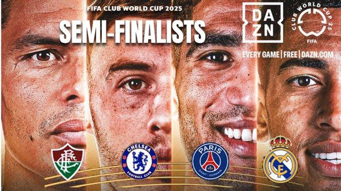 Jadwal Semifinal Piala Dunia Klub 2025, Fluminense vs Chelsea, PSG vs ...