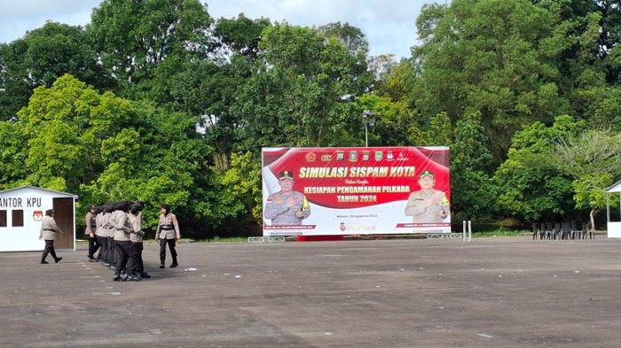 Jaga Pilkada Batam 2024 Kondusif, Polda Kepri Gelar Simulasi Sispamkota 2024 - Tribunbatam.id