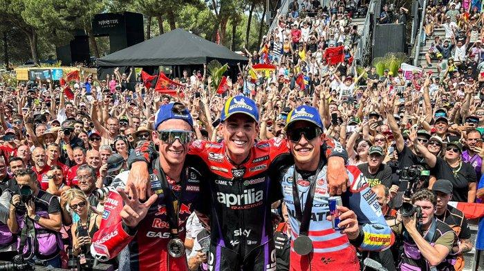 Hasil Sprint Race MotoGP Catalunya 2024, Bagnaia Crash, Aleix Espargaro Juara, Marc Marquez 2 ...