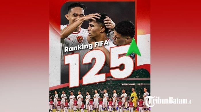 Resmi! Ranking FIFA Terbaru, Timnas Indonesia Naik ke Peringkat 125 ...