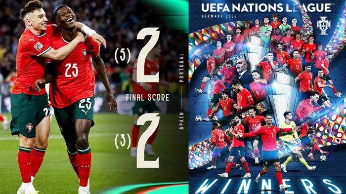 Hasil Final UEFA Nations League 2024-2025, Cristiano Ronaldo Cetak Gol, Portugal Juara - Halaman ...
