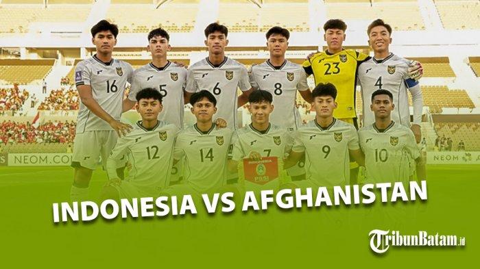 Jadwal Timnas U17 Indonesia vs Afghanistan, Nova Arianto: Kesempatan Bagi yang Belum Main ...