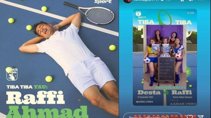 Raffi Ahmad Dapat Dukungan dari Wanita Thailand Jelang Tiba Tiba Tenis ...