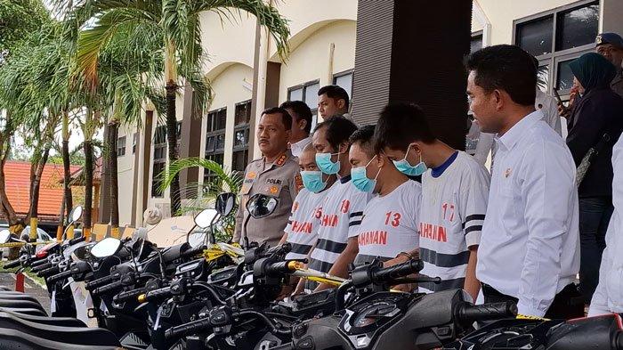 4 Tersangka Curanmor di Batam Terancam Penjara 5 Tahun Lebih, Simpan ...