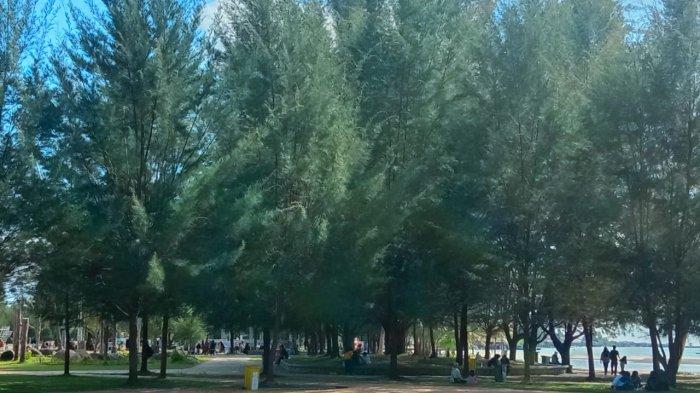 Wisata Taman Pantai Piwang di Natuna Kepri Jadi Primadona Warga ...