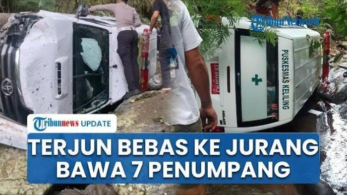 Bawa Bayi Baru Lahir, Begini Detik-detik Mobil Ambulans Terjun ke Jurang 20 Meter di NTT ...