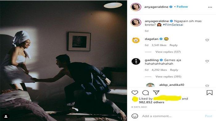 Alasan Anya Geraldine Nyaman Beradegan Mesra dengan Gading Marten,Singgung soal Teman ...
