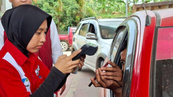 Cara Daftar QR Code untuk Beli BBM Pertalite bagi Kendaraan Roda Empat di Batam - Tribunbatam.id