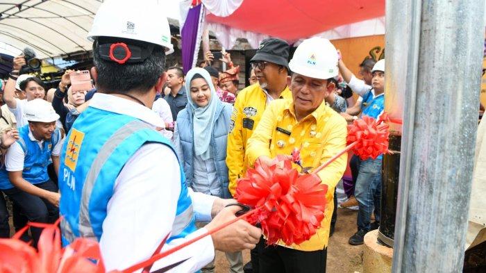 Rizki Faisal Hadiri Peresmian Saluran Kabel Laut Tegangan Menengah Di Pulau Buluh Tribunbatam Id